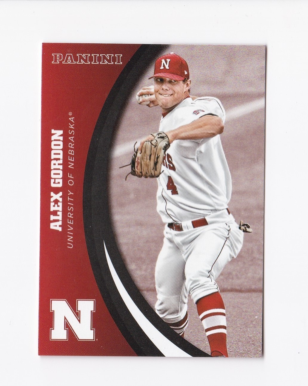 2015 PANINI Nebraska Cornhuskers Husker Team Collection #38 Alex Gordon ...