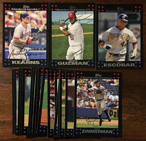 2007 Topps Washington Nationals Team Set | eBay