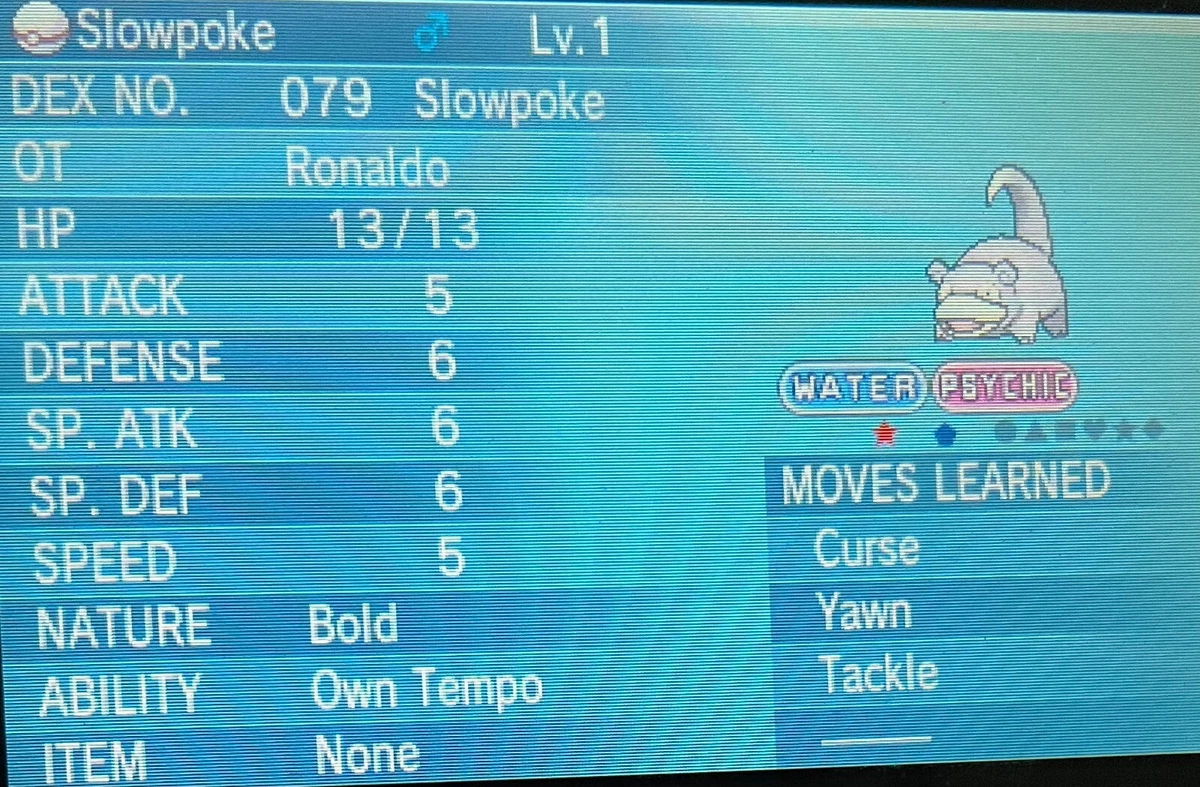 Shiny Slowpoke X And Y