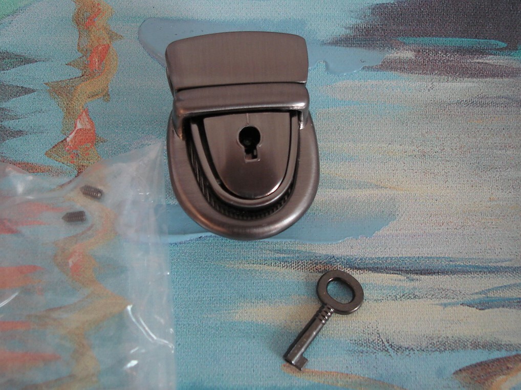 Key Tuck Lock Replacement for Briefcase Attaché Case Laptop Bag Travel ...