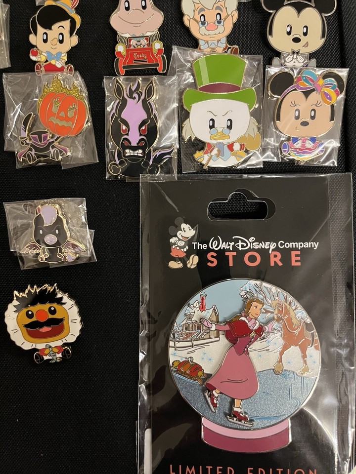 Disney WDI Adorbs Pin Lot (31) , NBC, Inside Out, Goofy Movie, Fantasia ...