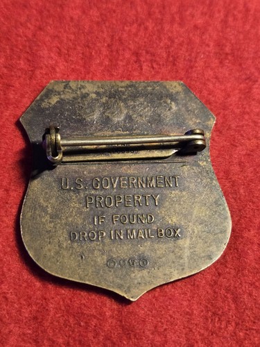 Vintage USPS US POST OFFICE DEPARTMENT EMPLOYEE ID BADGE 2095 - Denver ...