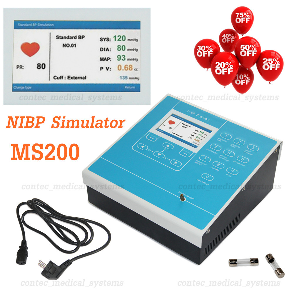 MS200 NIBP Simulator NIBP Blood Pressure Monitor accuracy calibration ...