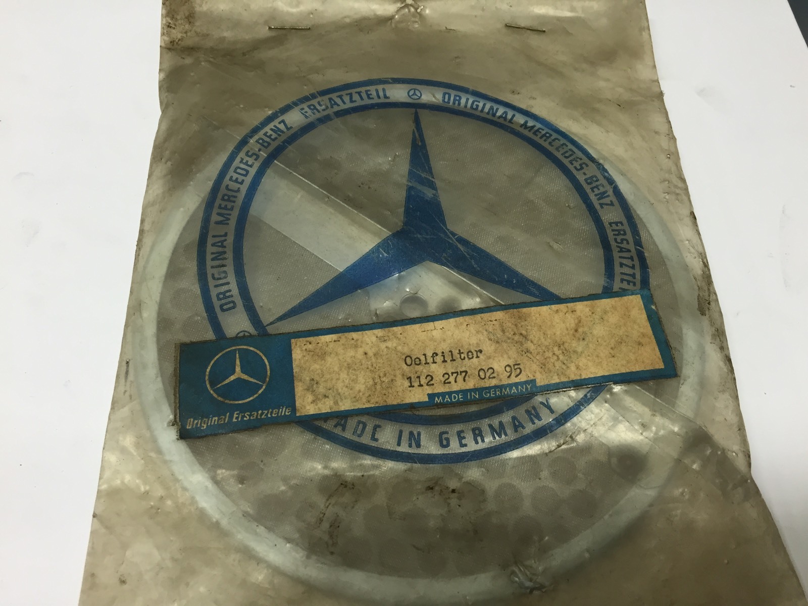 NOS MERCEDES BENZ FILTER SCREEN 1122770295 | eBay