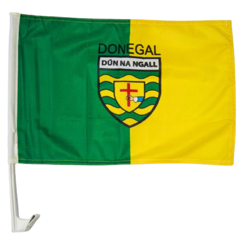 Donegal Car Flag - Official GAA Crested Irish Gaelic Football Hurling ...