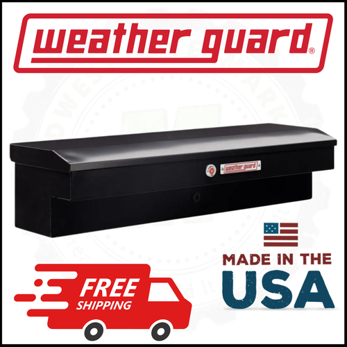 Weather Guard 56" Lo Side Mount Tool Box Standard Profile Gloss Black ...