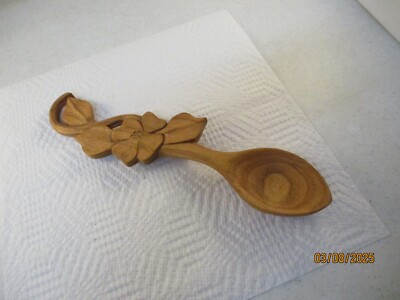11 inch spoon Carved with butternut wood spoon carving | eBay