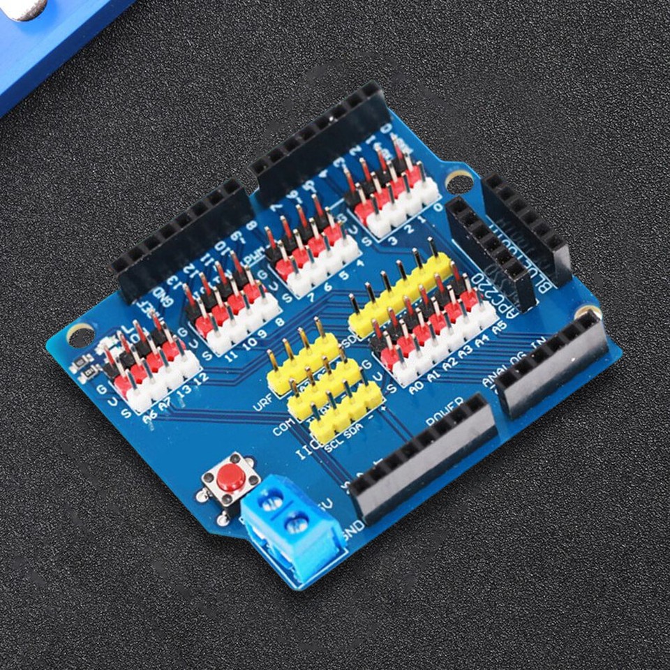 Sensor Expansion Module 8 Analog Pins On Board LED for Arduino R3 Hot ...