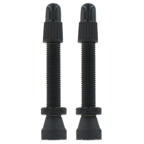 2pc 44mm Aluminum Black VARP44511 VAR Tubeless VAR Prest Valves | eBay