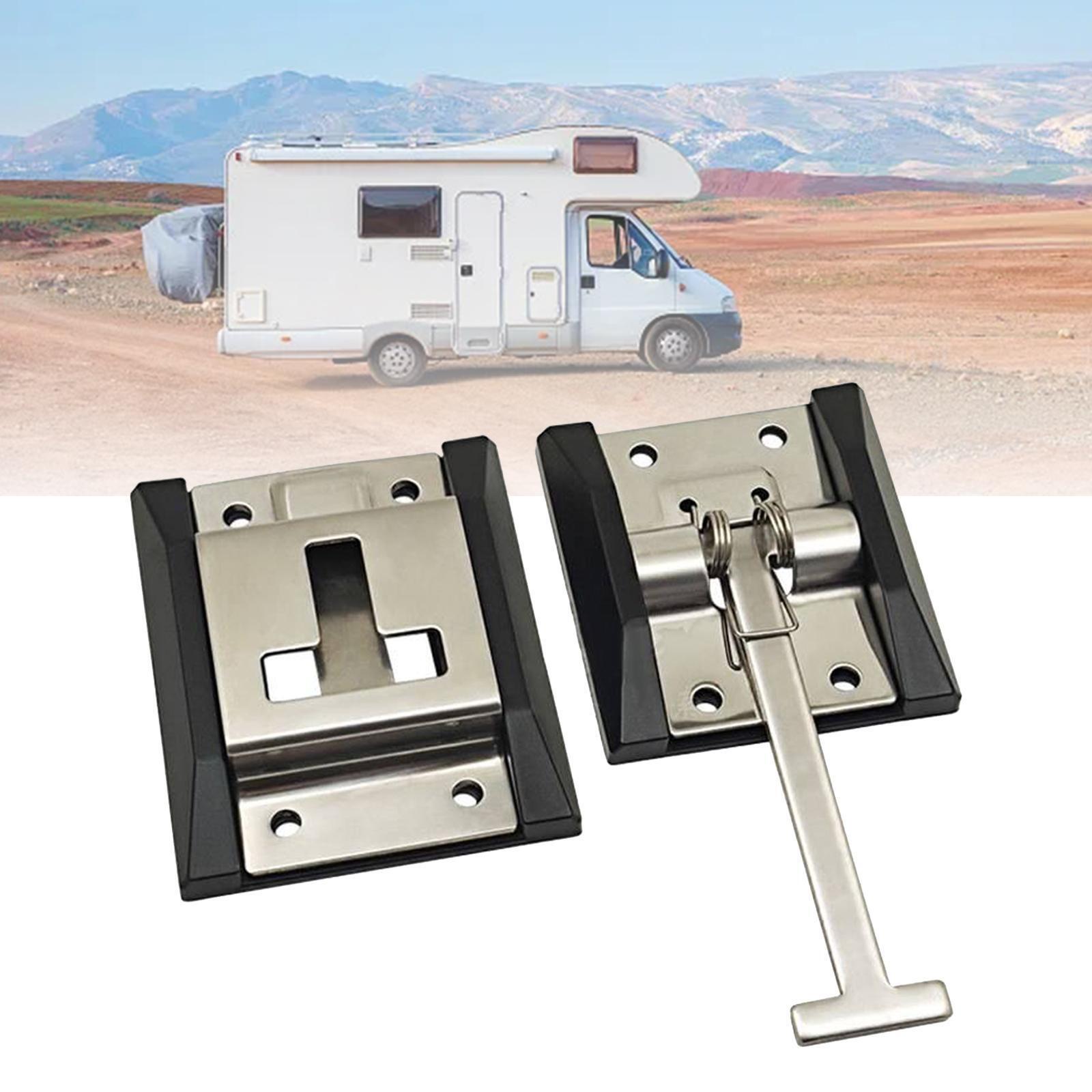T Shape Entry Door Latch Caravans Entrance Truck Replacement RV Catch ...