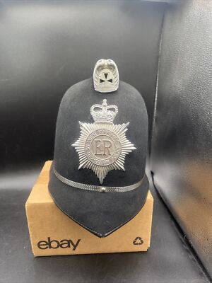 COOL VINTAGE West Yorkshire Metropolitan Police Bobby Helmet | eBay