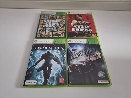 Lot of 4 NTSC-J Xbox 360 games GTA V. RED DEAD REDEMPTION All complete ...