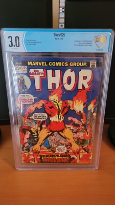 THOR #225 CBCS 3.0 WP VF/NM Marvel Comics 1974 Hercules 1st appearance ...