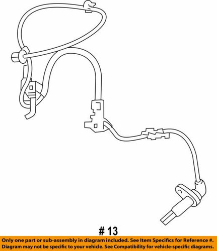 89542-33141 Toyota Sensor, speed, front rh 8954233141, New Genuine OEM ...