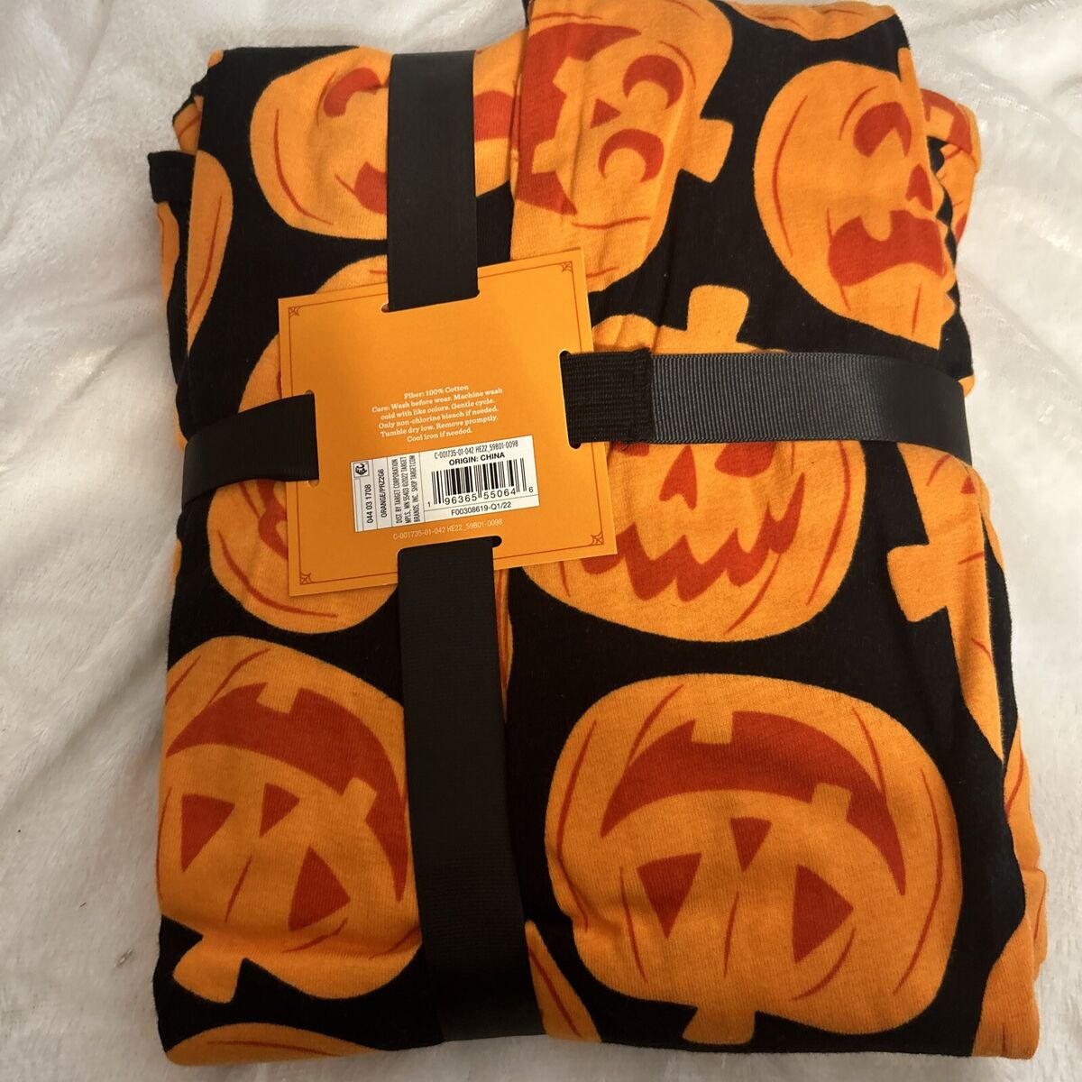 Hyde & Eek Men's 2XL XXL 2-Pc Halloween Pajama PJ Set Jack O Hyde & Eek Men's 2XL XXL 2-Pc Halloween Pajama PJ Set Jack O