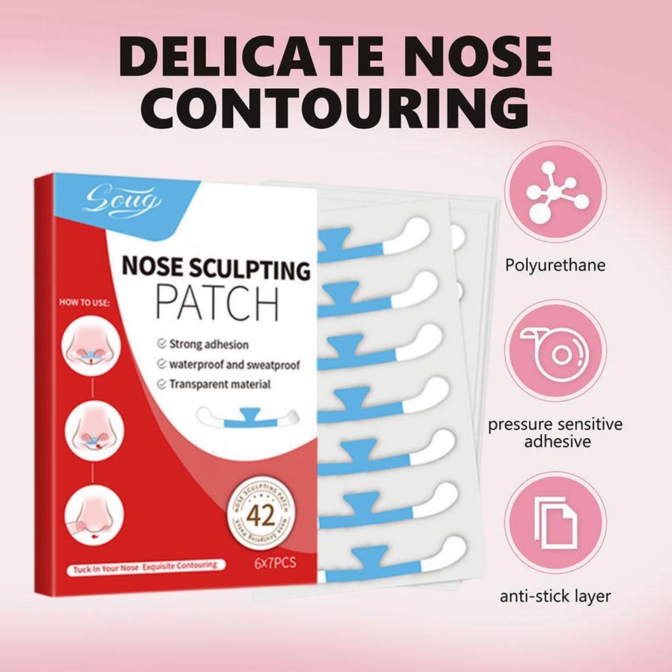 Thin Nose Wing Stickers Convenient Gadget for Narrow Nasal Bridge/ | eBay