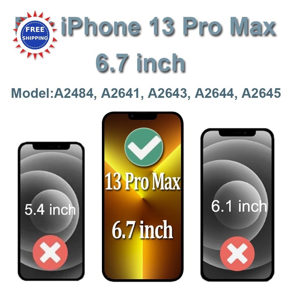 iPhone 13 Pro Max Screen Replacement 6.7 inch LCD Display Digitizer ...