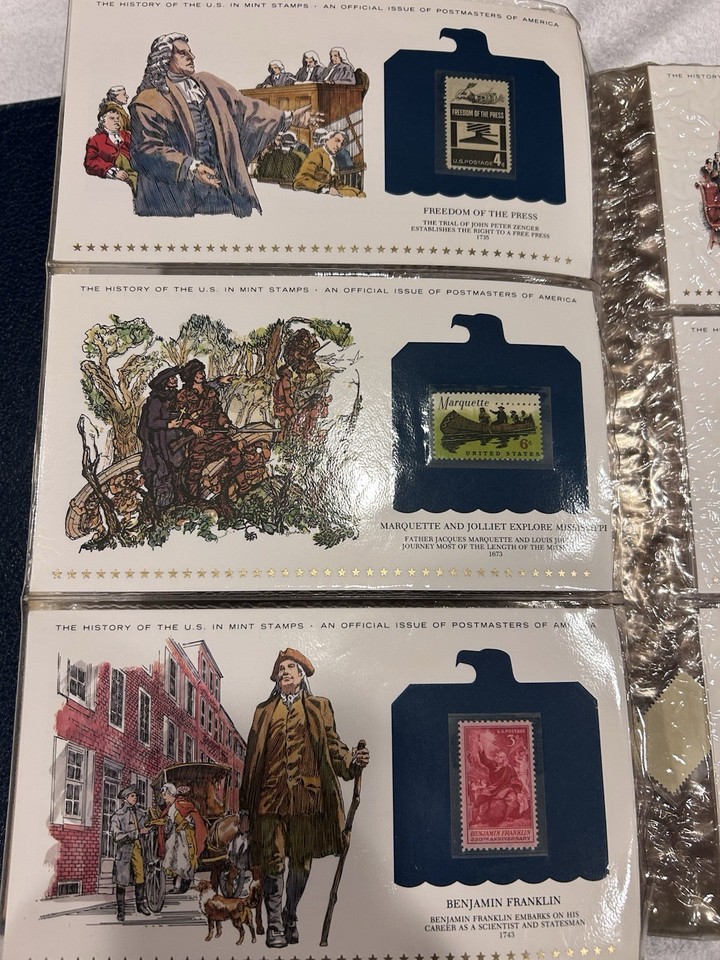 The Official History of the United States in Mint Stamps 200 with COA ...