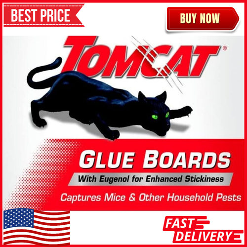 Tomcat Glue Boards with Immediate Grip Glue, Ready-To-Use, 8 Traps Free ...