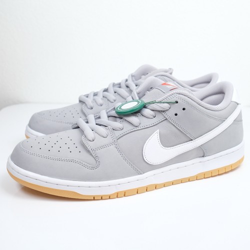 Nike SB Dunk Low Wolf Grey Gum Sz 15 White New DS | eBay