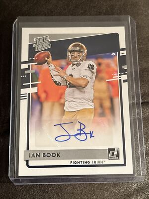 2021 Chronicles Draft Picks Ian Book AutoDonruss Rated Rookie ...