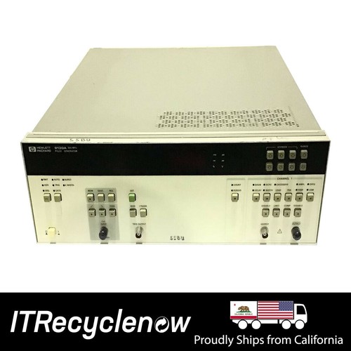 HP Agilent 8130A High Speed Pulse Generator 300 MHz No Manual | eBay