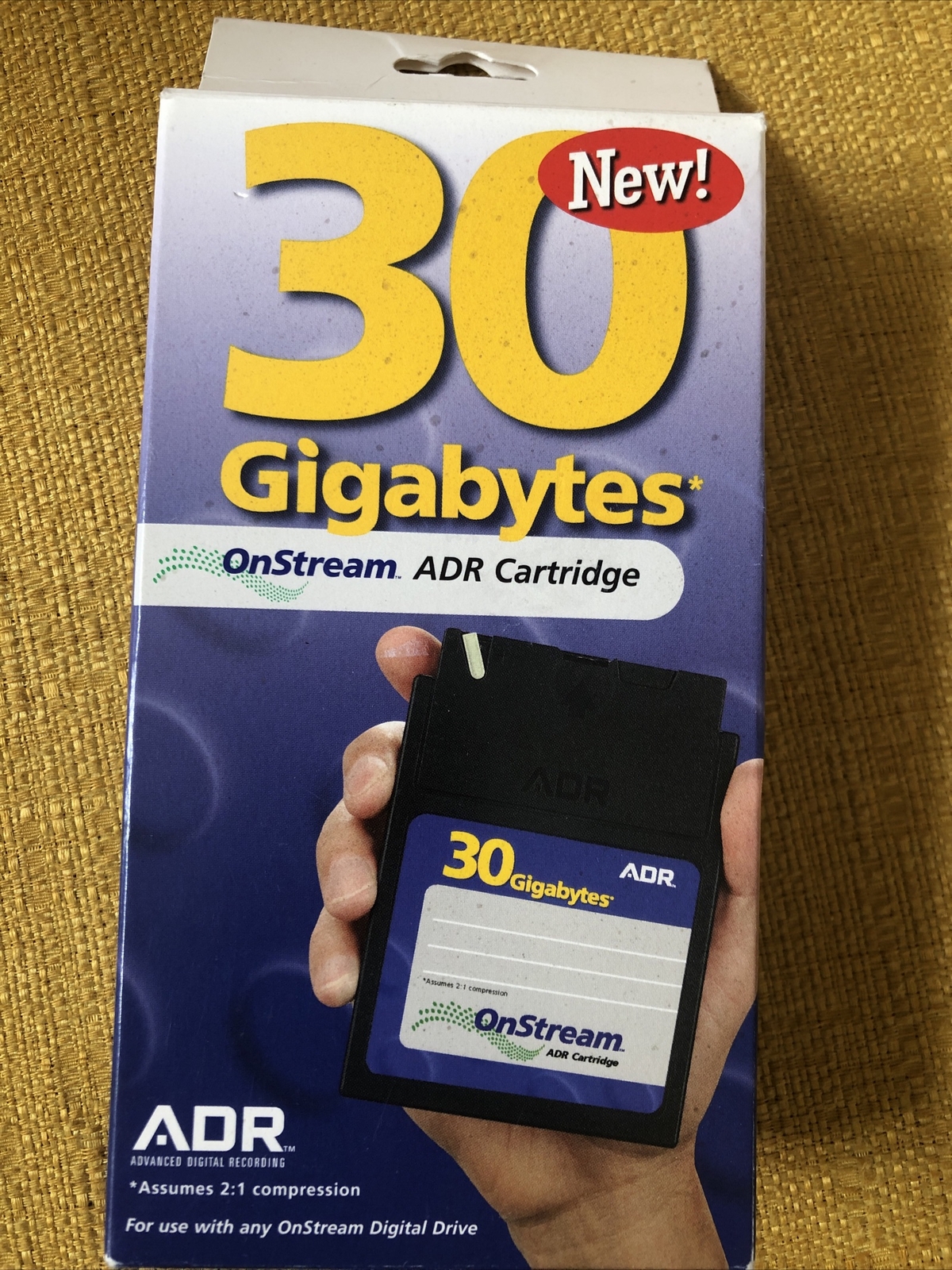 Onstream 30GB Data Cartridge Single Pack, ADR30-03, Removable ADE ...
