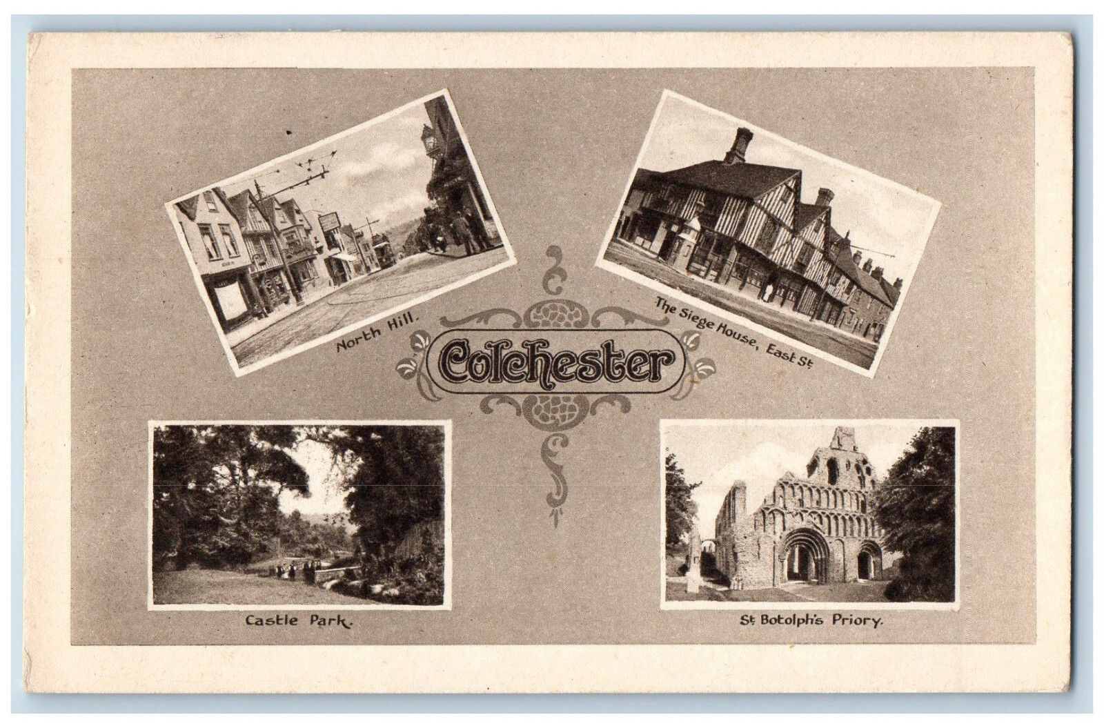 Essex England Postcard Colchester Multiview c1930's Vintage Unposted | eBay