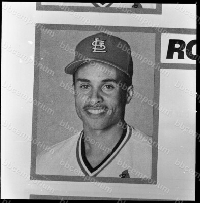 Rod Booker St. Louis Cardinals Medium Frame Negative - Jim Rowe Archive ...