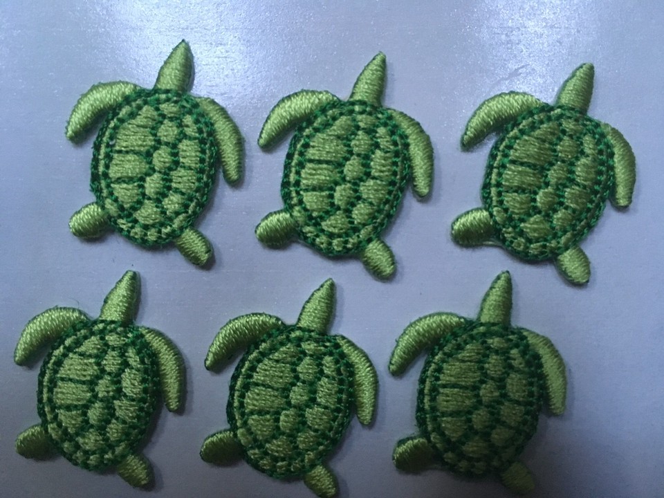 sea turtle patch iron on applique embroidered turtle patch turtle ...