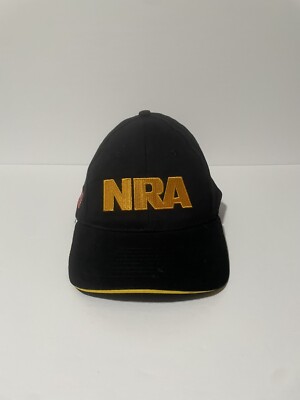 NRA National Rifle Association Hat Cap One Size Fits Most Black Yellow ...