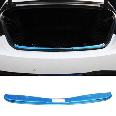 For Lincoln MKZ 2013-2020 Blue Titanium Rear Bumper Sill Plate ...