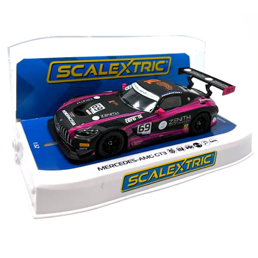 Scalextric C4242 Mercedes AMG GT3 British GT 2020 De Haan & KuJala 1/32 ...