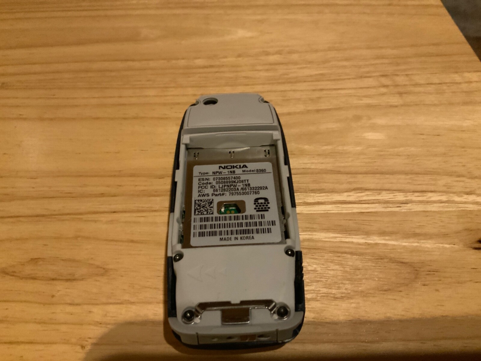 Nokia 3360 cell phone - Blue AT&T | eBay