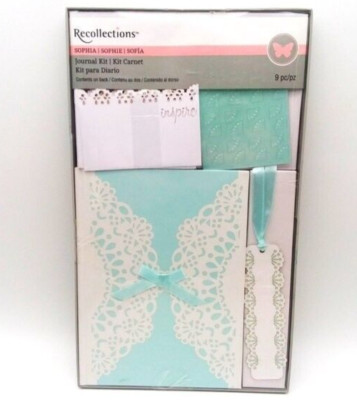 NEW Journal Kit Recollections Sophia Imagine Design Eyelet Writing ...