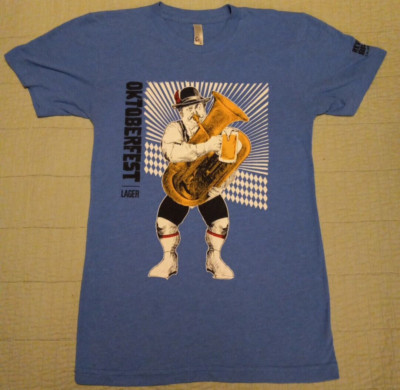 Unisex XS American Apparel Blue Revolution Brewing Oktoberfest Lager T ...