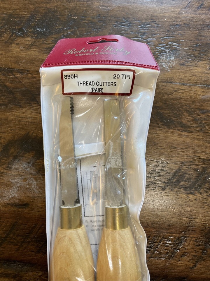 Robert Sorby Pair Thread Cutter 20 TPI w/ Internal and External Cutters ...