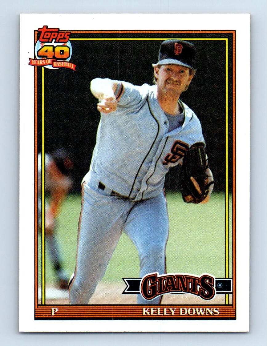 1991 Topps Kelly Downs San Francisco Giants #733 | eBay