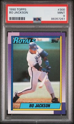 1990 TOPPS #300 BO JACKSON PSA 9 | eBay
