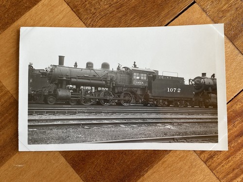 Chicago North Western Railroad Steam Engine Locomotive 1072 Vintage ...