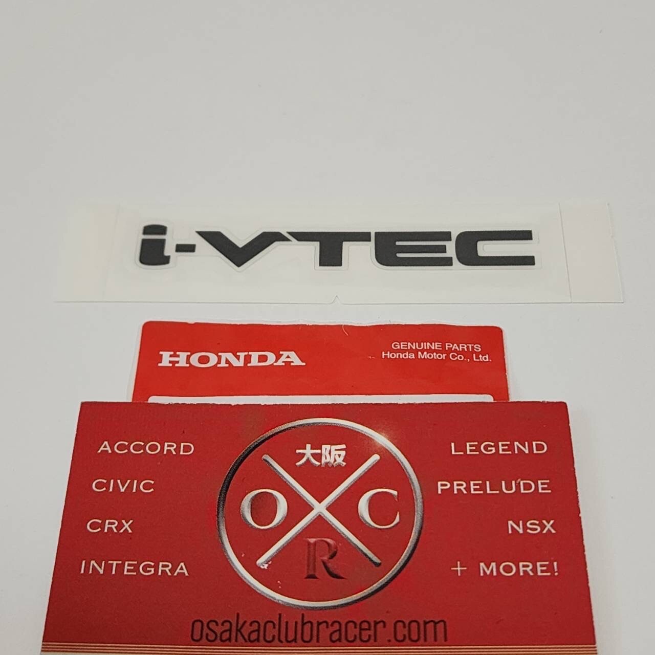 Genuine OEM 06-11 Honda Civic Rear Windshield i-VTEC Decal Si FA5 FD2 ...