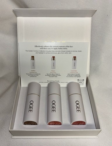 Ogee Face Stick Trio Golden Contour Makeup Collection Amber Topaz ...