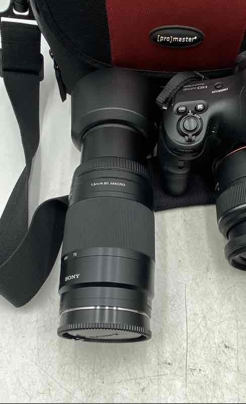 Sony Alpha 65 SLT-A65V Black 24.3MP SLR Digital Camera With Lens And ...