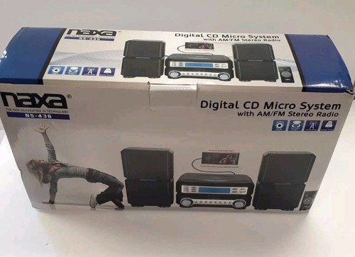 NAXA Electronics NAXA NS-438 Digital CD Micro System with AM/FM Stereo ...