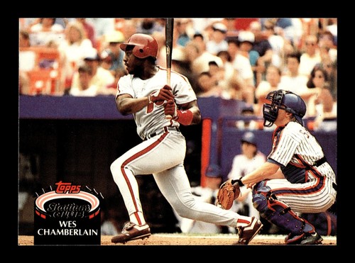 WES CHAMBERLAIN ⚾ 1992 Topps Stadium Club #396 Phillies | eBay