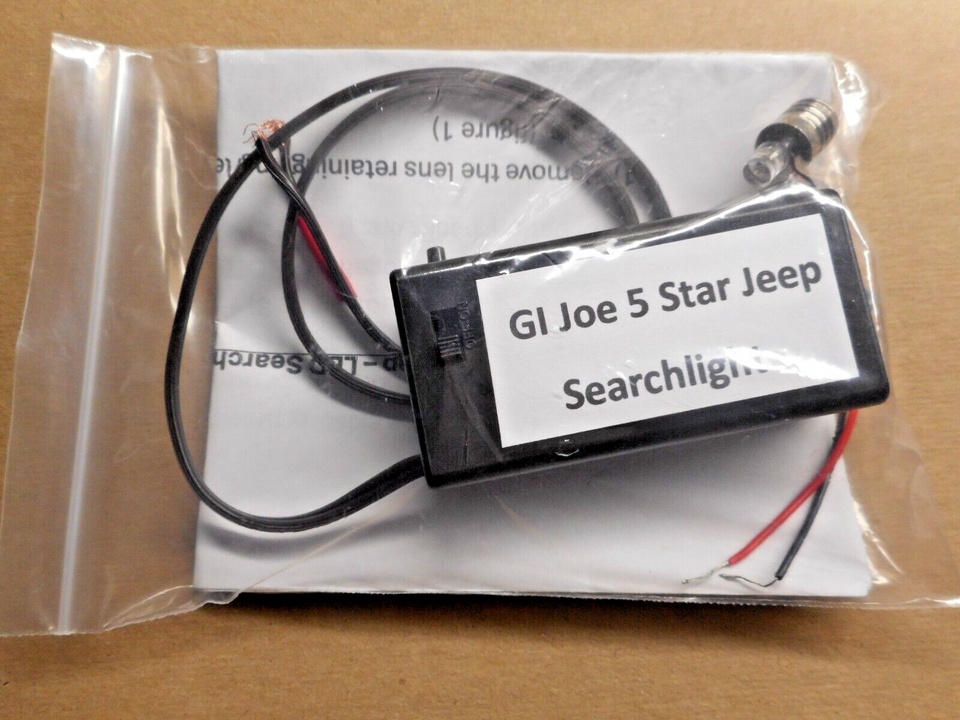 Vintage GI Joe - Five Star Jeep - Searchlight LED Illumination Kit | eBay
