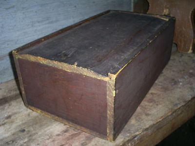 Antique 19th C New England Large Painted Candle Box Primitive AAFA | eBay