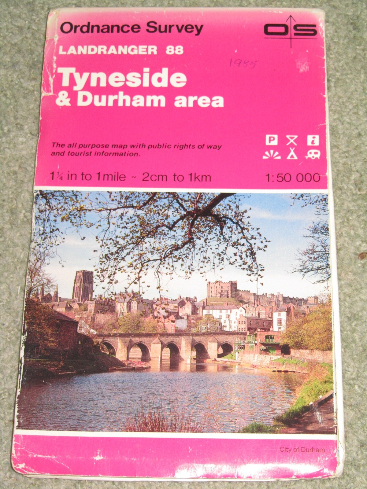 Landranger Maps: Sheet 88: Tyneside and Durham Area by Ordnance Survey ...