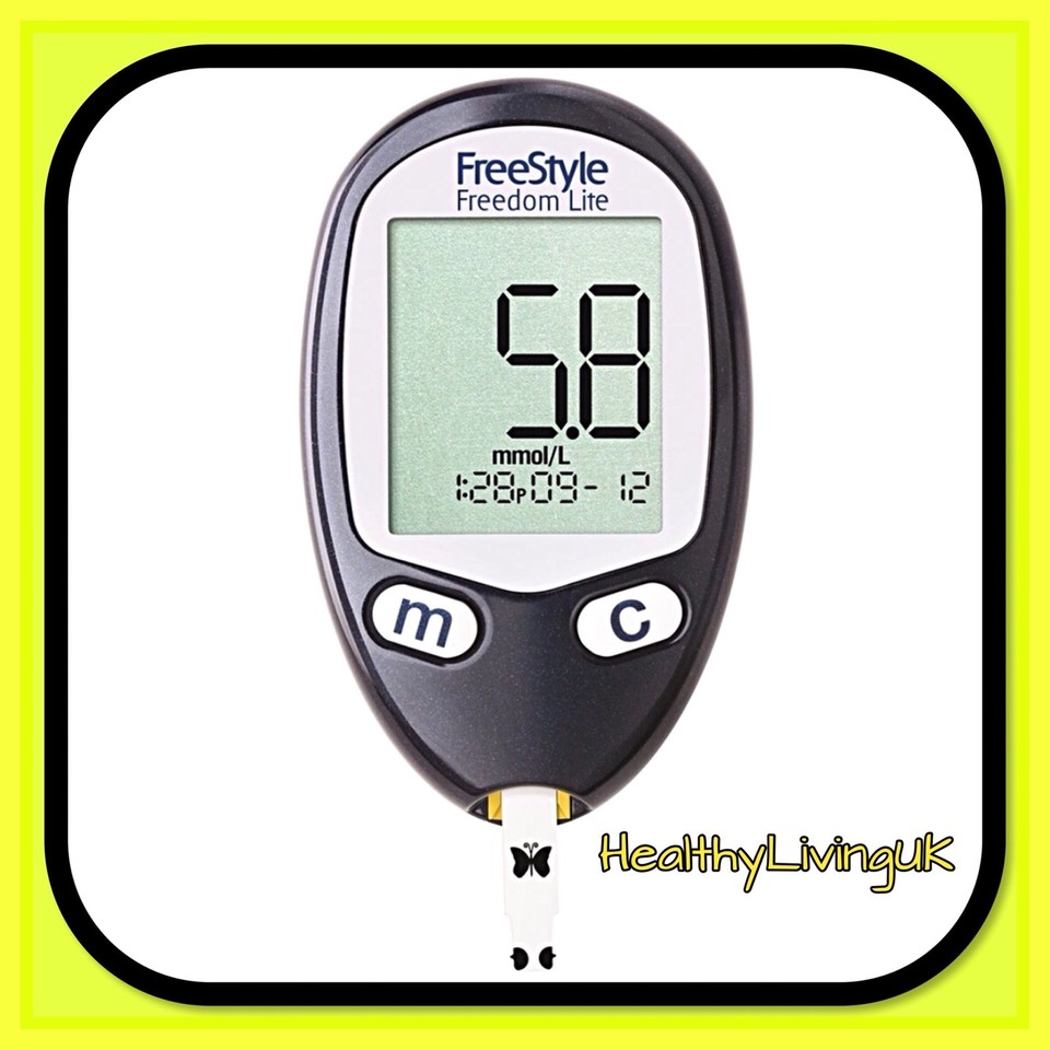 FreeStyle Freedom Lite Blood Glucose Meter - mg/dL - Single Unit Meter ...