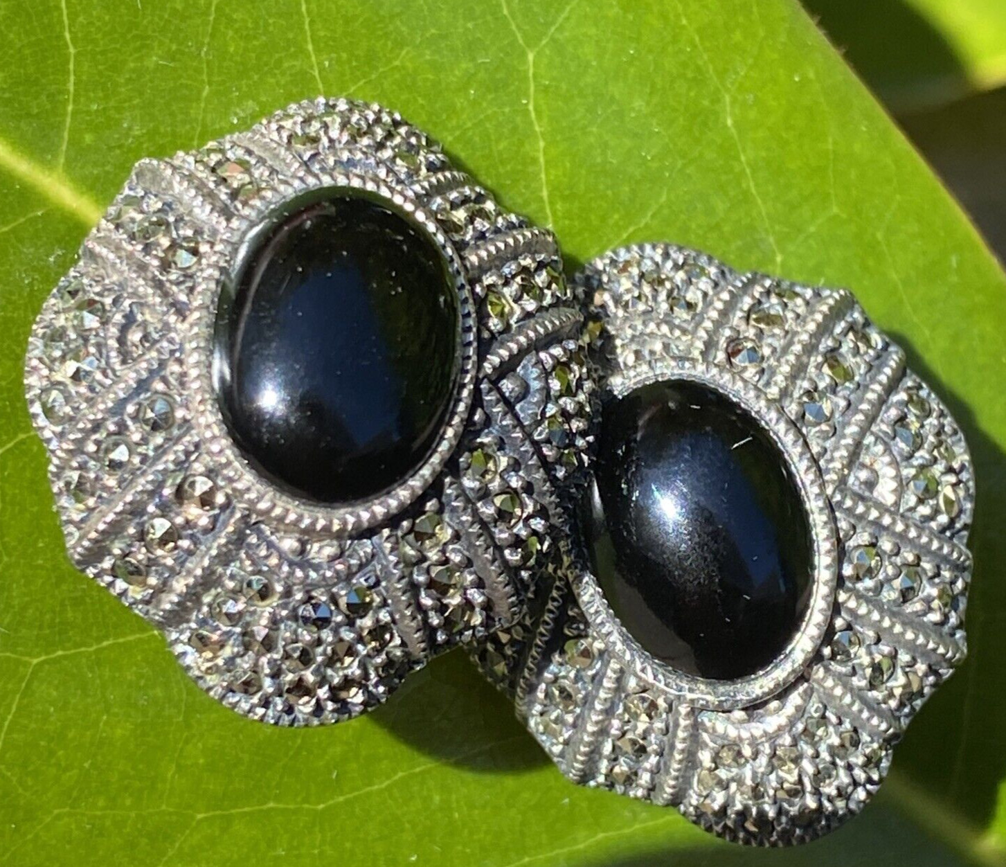 Judith Jack Sterling Silver Vintage Marcasite Estate … - Gem